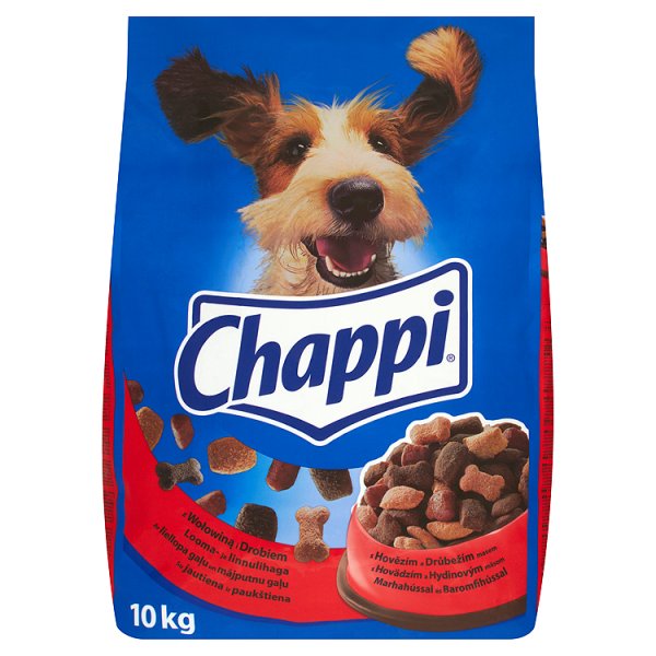 Chappi karma sucha z wołowiną i drobiem dla psa , 1 szt/10,000 kg ...