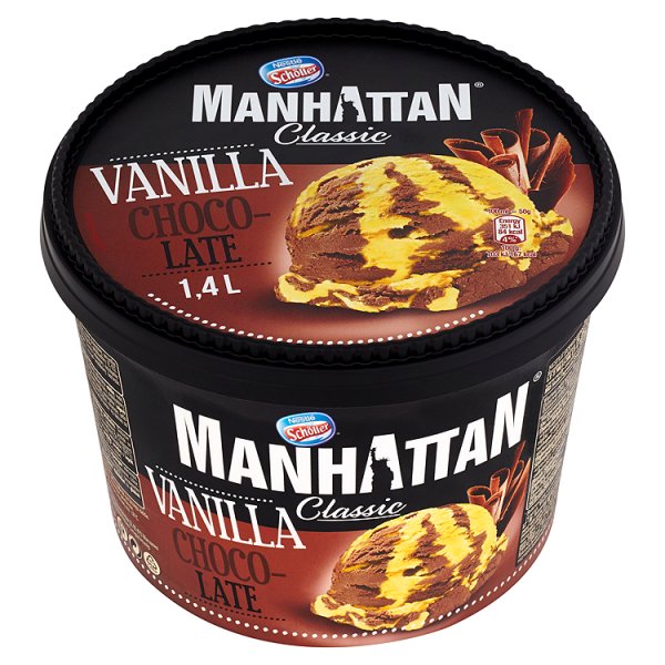 Lody Manhattan waniliowo - czekoladowe , 1 szt/1,400 litr, Nestle ...