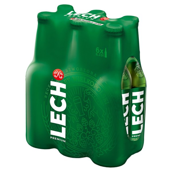 Lech Premium Piwo jasne 6 x 0,33 l, 1 op/1,980 litr, Lech - Supermarket ...