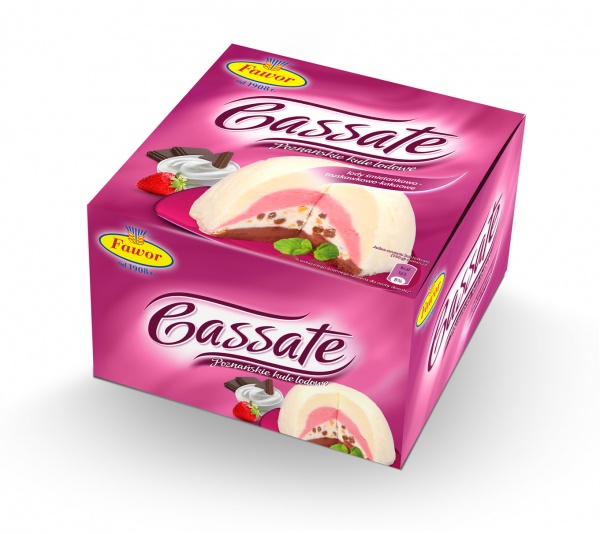Lody cassate , 1 szt/0,400 kg, Fawor - Supermarket internetowy