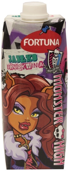 Napój monster high jabłko-brzoskwinia , 1 szt/0,500 litr, Fortuna ...